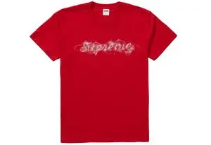 Supreme Smoke Tee Shirt - Red