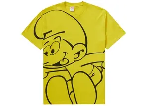 Supreme Smurfs Tee Shirt - Yellow