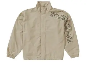 Supreme Embroidered Track Jacket - Sand