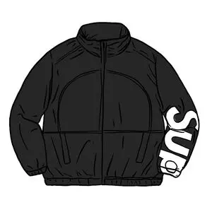 Supreme Spellout Track Jacket - Black
