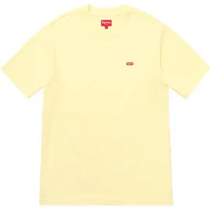 Supreme Small Box Tee Shirt - Pale Yellow