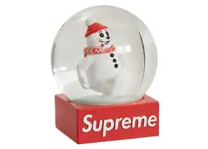 Supreme Snowman Snowglobe - Red