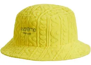 Supreme Supreme Terry Pattern Crusher Yellow