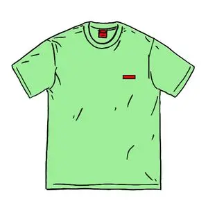 Supreme Small Box Tee Shirt (ss20) Bright Green
