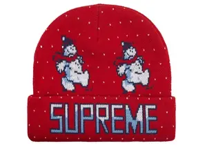 Supreme Snowman Beanie - Red