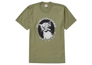 Supreme Smoke Tee Shirt (ss23) Light Olive
