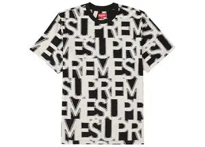 Supreme Spellout Short Sleeve Top - Black