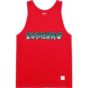 Supreme Splatter Tank Top - Red