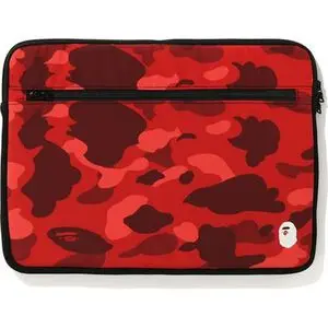 A BATHING APE Camo Pc Case 15in - Red