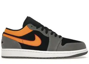 JORDAN 1 Low Se Sneakers - Black/vivid Orange/light Graphite