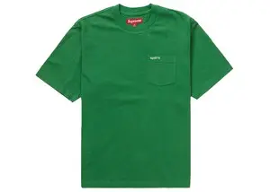 Supreme Short Sleeve Pocket Tee Shirt (fw23) Green