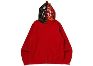 A BATHING APE Crazy Face Full Zip Hoodie