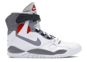 Nike Air Pressure Retro Sneakers - White/cement Greyone-colorvarsity Red