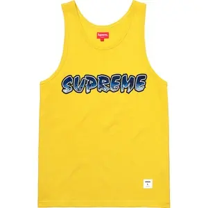 Supreme Splatter Tank Top - Yellow