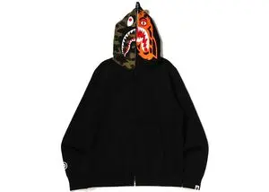 A BATHING APE Crazy Face Full Zip Hoodie