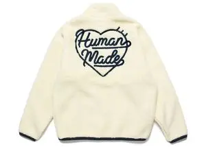 HUMAN MADE Boa Fleece Pullover - White