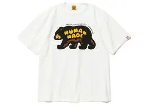 未使用級 22SS HUMAN MADE BEAR L/S 長袖SHIRT M Human Made Bear Graphic #10 T-Shirt - White | Editorialist