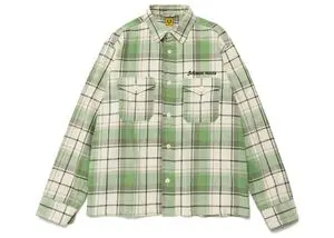 HUMAN MADE Checked Overshirt - Green