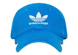 Balenciaga X Adidas Trefoil Logo Cap - Blue/white