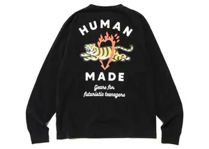 HUMAN MADE Graphic #3 Long Sleeve T-shirt - Black