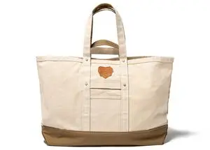 HUMAN MADE Heavy Canvas Large Tote - Beige