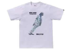 A BATHING APE X Michael Jackson Tee Shirt - White