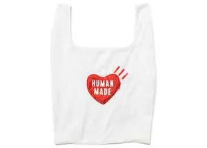 HUMAN MADE Packable Nylon Tote Bag - White