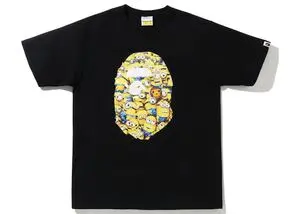 A BATHING APE X Minions 09 Tee Shirt - Black