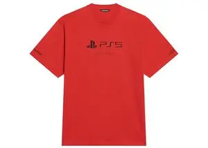 Balenciaga X Playstation Boxy T-shirt - Red