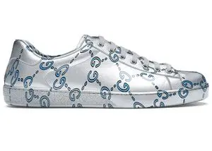 Gucci Ace Gg Sneakers - Silver