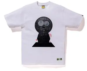 A BATHING APE X Michael Lau Baby Milo Tee Shirt - White