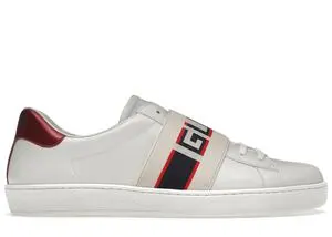 Gucci Ace Stripe Sneakers - Ivory