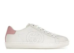 Gucci Ace Interlocking G Sneakers - White/pink