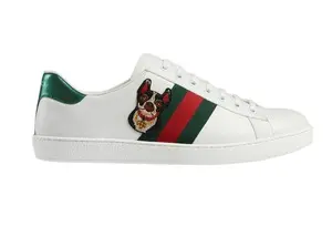 Gucci Ace Year Of The Dog Sneakers - White/red/green