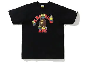 A BATHING APE X Minions 01 Tee Shirt - Black
