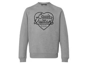 LOUIS VUITTON Printed Heart Sweatshirt