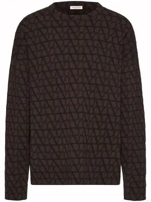 Valentino Garavani Allover Logo Knitwear