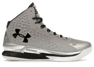 Under Armour Curry 1 Retro High-top Sneakers - Metallic Silver/black