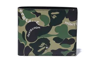 A BATHING APE X Montblanc Wallet - Green