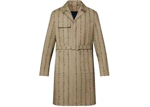 LOUIS VUITTON X Nigo Monogram Stripes Belted Coat
