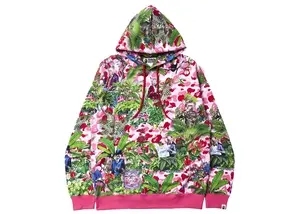 A BATHING APE X Monkey 47 Pullover Hoodie - Pink