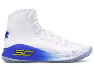 Under Armour Curry 4 Home Sneakers - White/yellow/royal Blue
