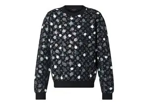 LOUIS VUITTON X Yayoi Kusama Infinity Dots Printed Crewneck Sweatshirt