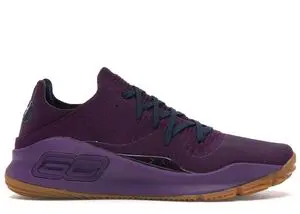 Under Armour Curry 4 Low Top Sneakers - Merlot