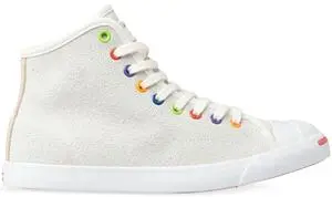 CONVERSE Jack Purcell High-top Sneakers - White/farro/signal Red