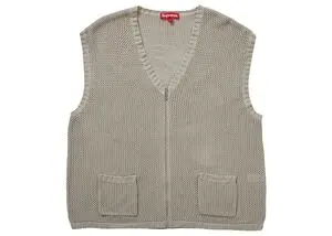 Supreme Dragon Zip Up Sweater Vest