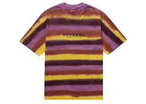 Supreme Dyed Stripe Short Sleeve Top - Multicolor