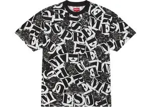 Supreme Elephant Short Sleeve Top - Black