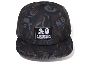 A BATHING APE X Neighborhood Cap - Black