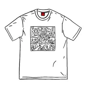 Supreme Dragon Tee Shirt - White